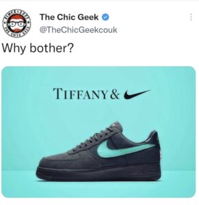 Tiffany x Nike? WTF - DisneyRollerGirl